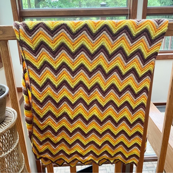Vintage | Bedding | Vintage Retro Handmade Crochet Blanket Throw | Poshmark